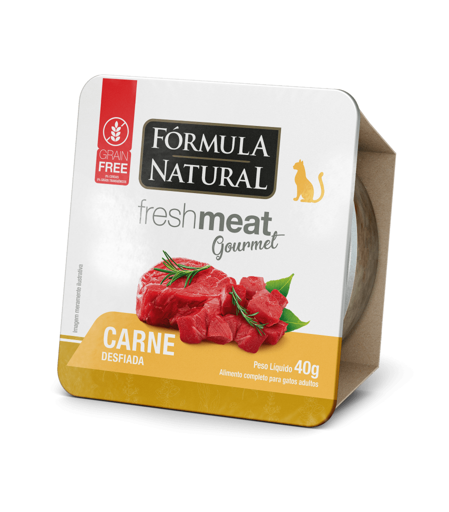 Fórmula Natural Fresh Meat Gourmet Cats Shredded Beef Flavor - Adimax ...
