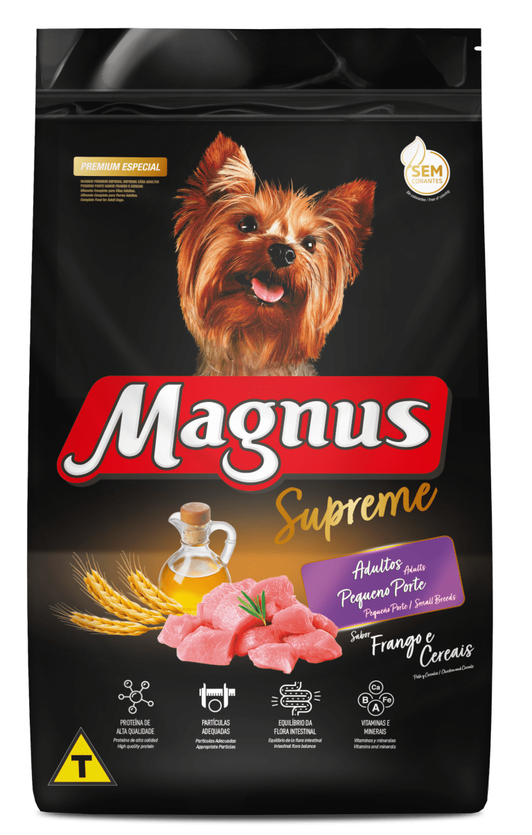 Magnus Premium Especial Supreme Cães Adultos Sabor Carne, Cereais e ...