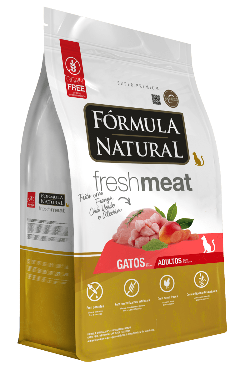 Fórmula Natural Fresh Meat Gatos Adultos Sabor Frango - Adimax ...