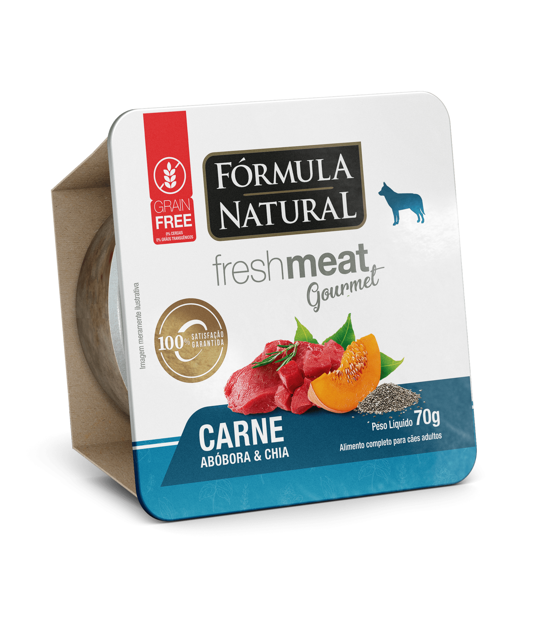 Fórmula Natural Fresh Meat Gourmet Cães Adultos Sabor Carne, Abóbora e ...