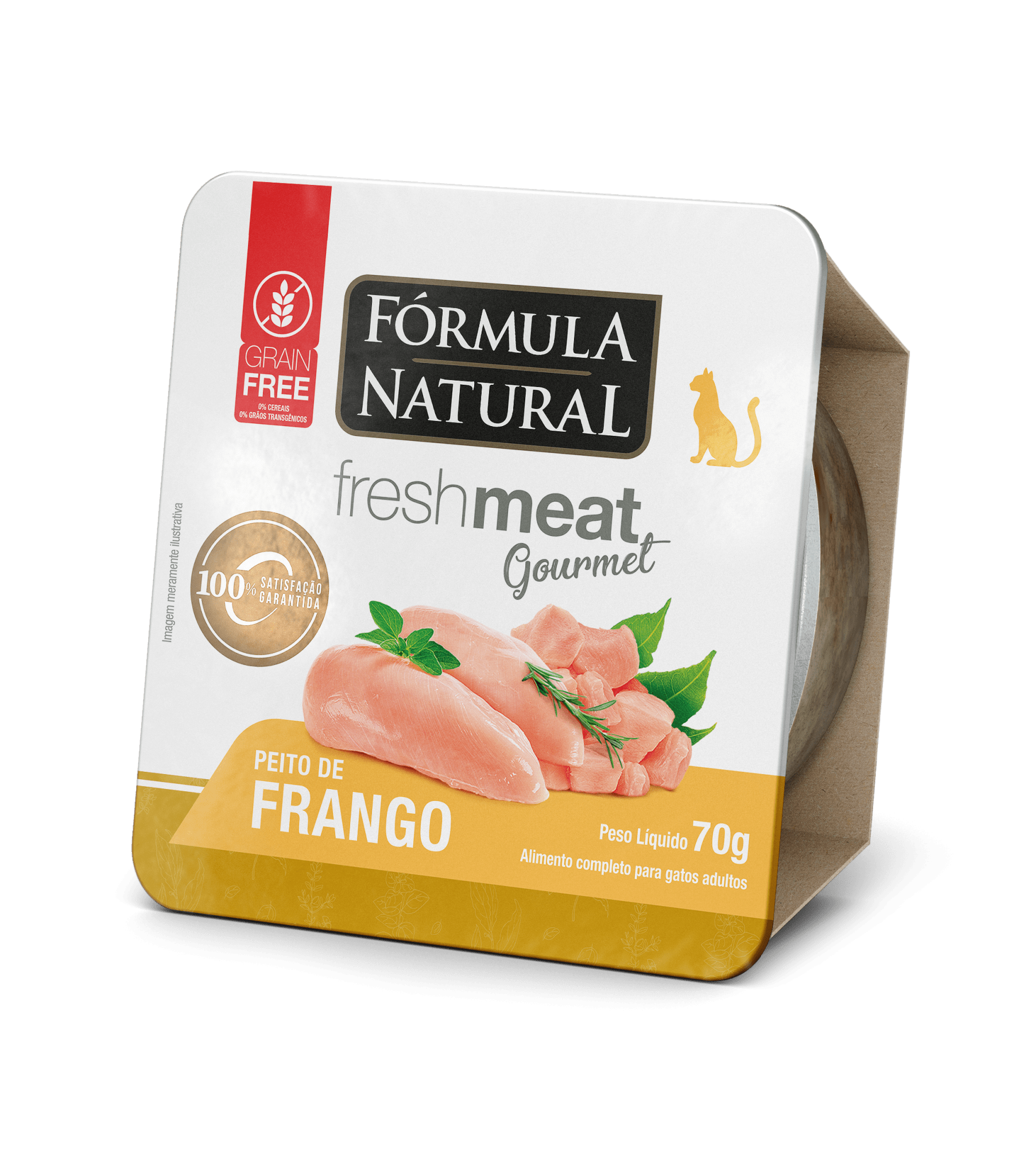 Fórmula Natural Fresh Meat Gourmet Gatos Sabor Peito de Frango - Adimax ...