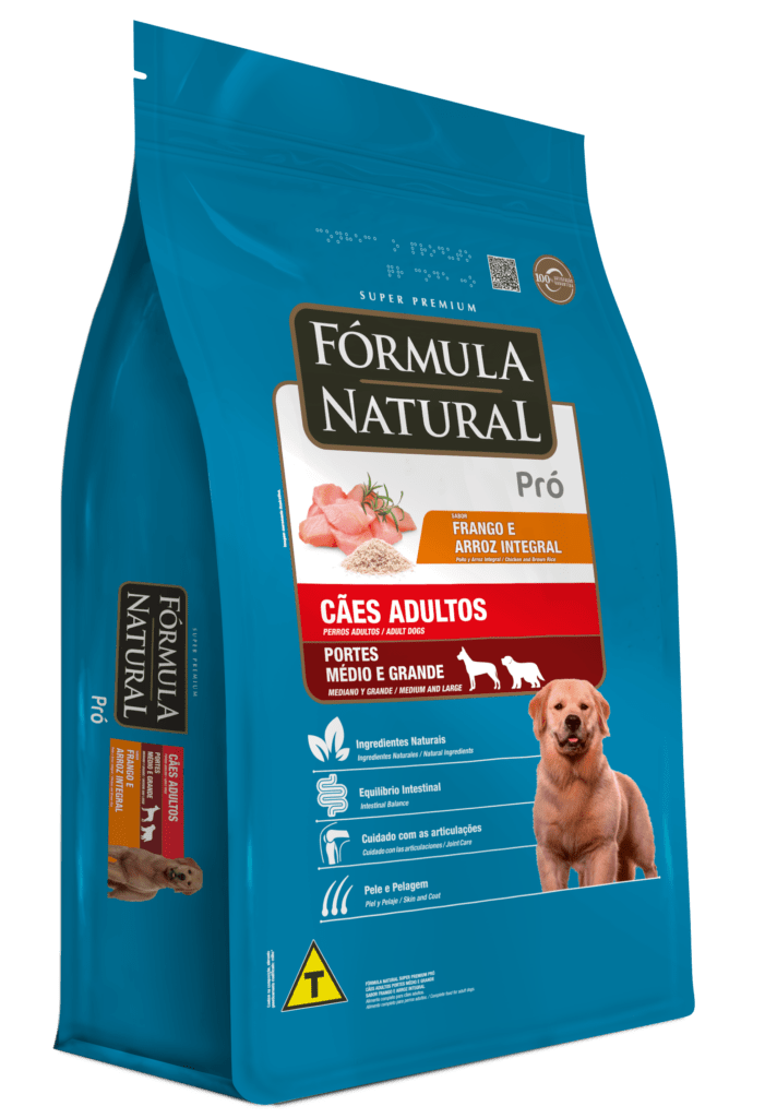 Fórmula Natural Super Premium Pró Cães Adultos Portes Médio e Grande ...