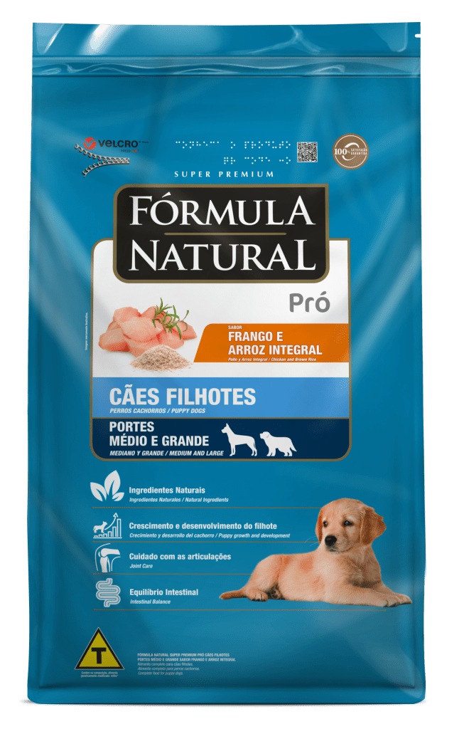 Fórmula Natural Super Premium Fresh Meat Cães Filhotes Portes Mini e ...