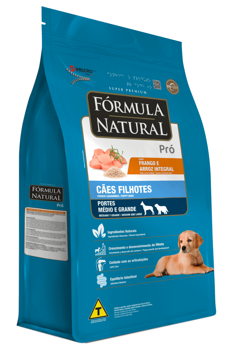 Fórmula Natural Super Premium Pró Perros Cachorros Portes Mediano y ...