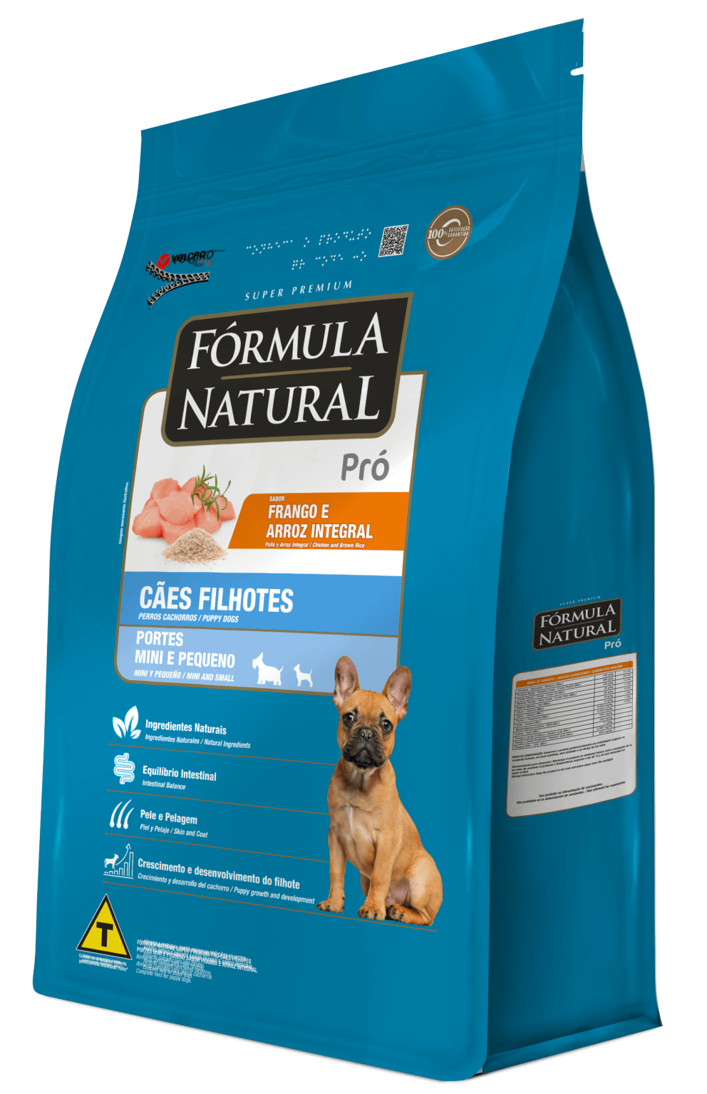 Fórmula Natural Pró Cães Filhotes Portes Mini e Pequeno Sabor Frango e ...