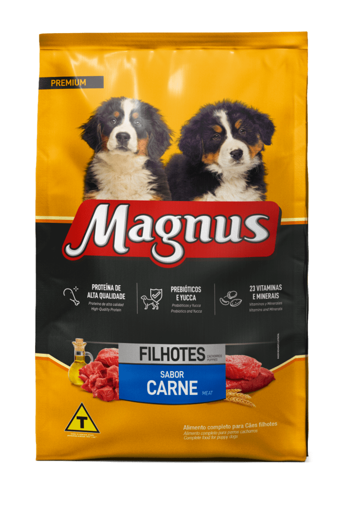 Magnus Premium Especial Supreme Cães Filhotes Sabor Frango e Cereais ...