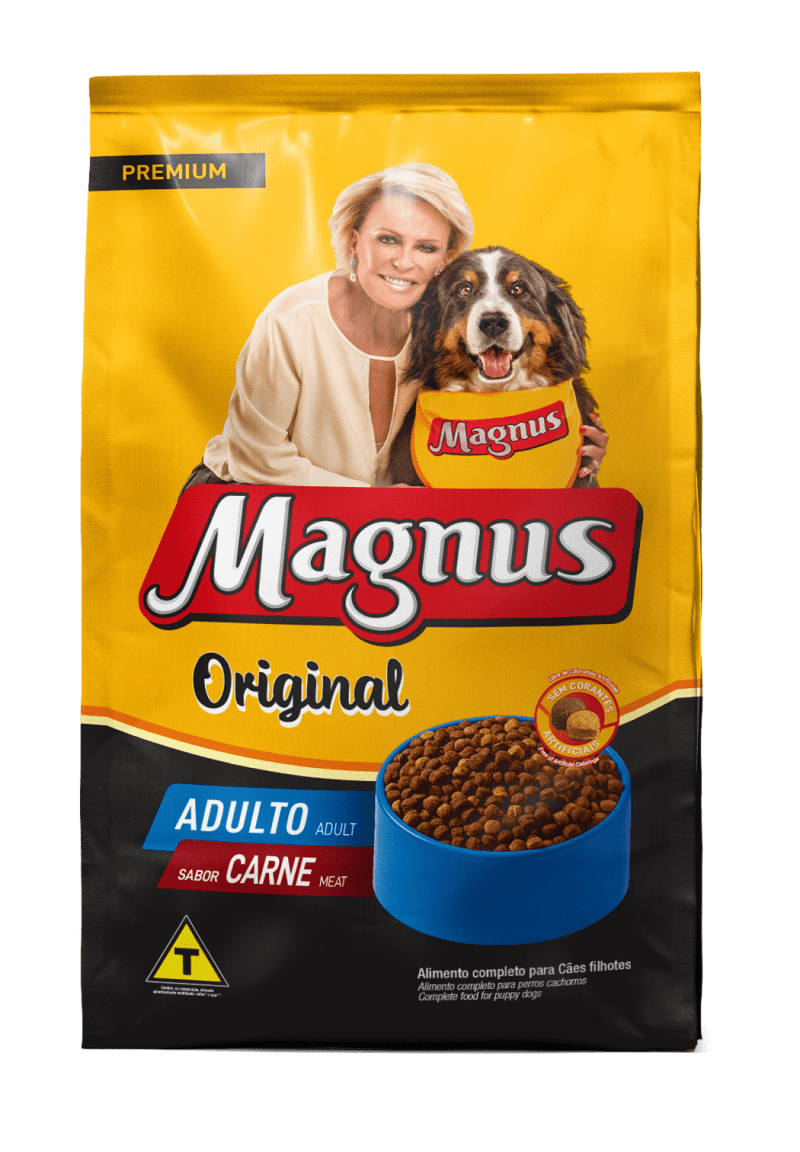 Magnus Premium Todo Dia Cães Adultos Sabor Carne - Adimax. Alimentos ...