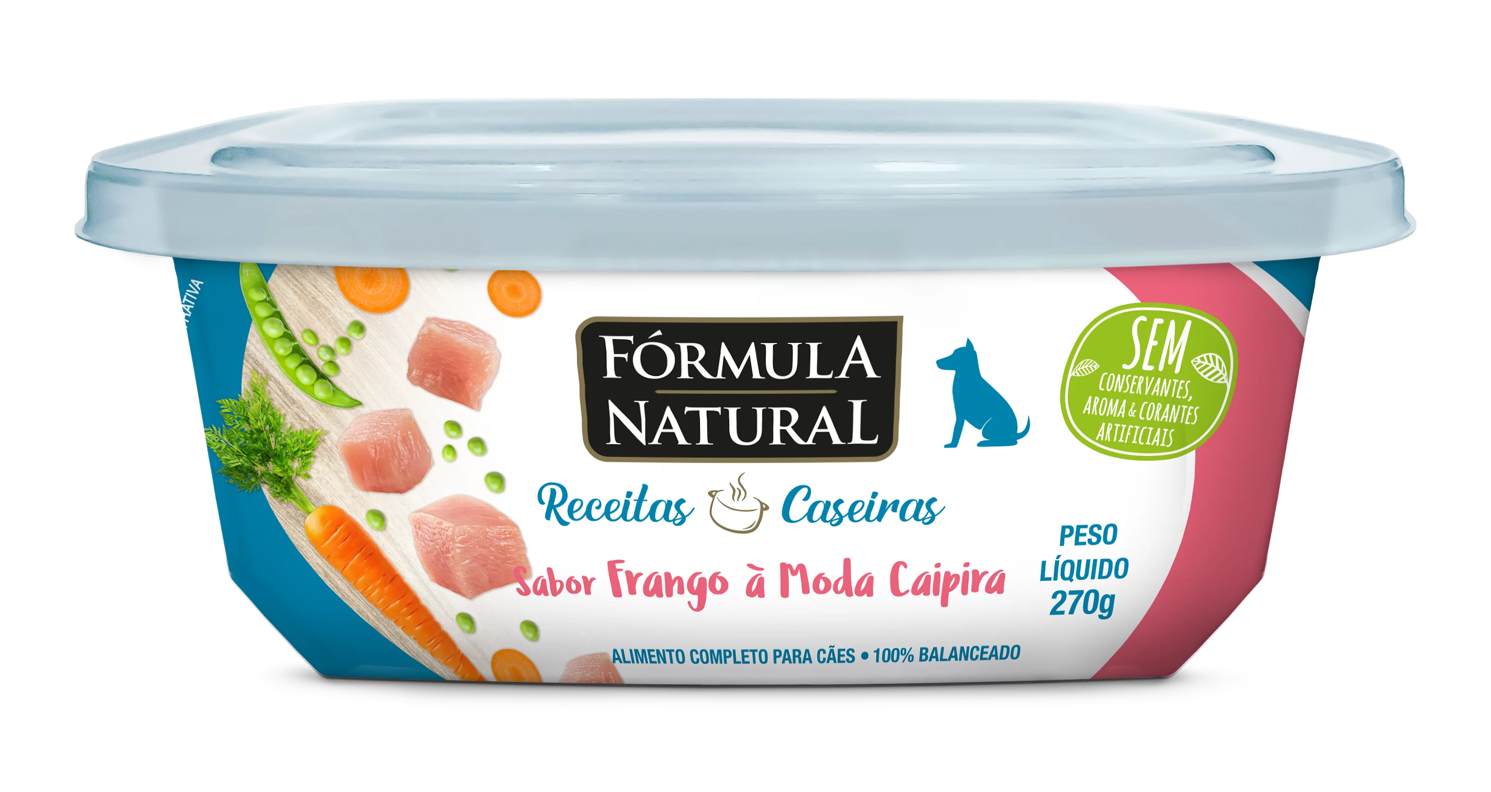 Fórmula Natural Receitas Caseiras Cães Adultos Frango à Moda Caipira ...