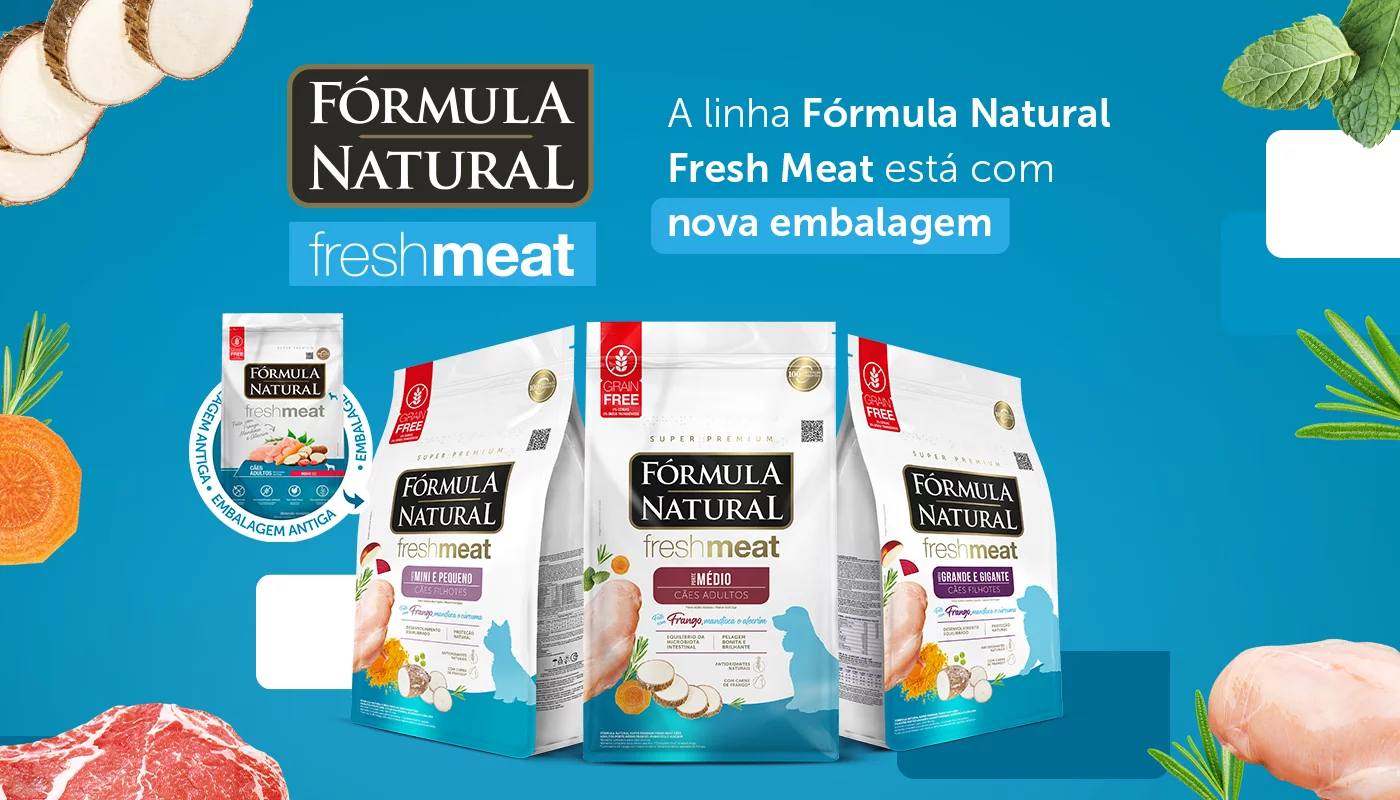 Confira o Redesign da Linha Fórmula Natural Fresh Meat Cães! - Adimax ...
